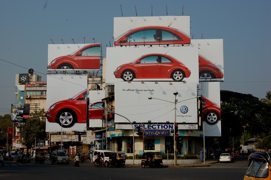 Volkswagen Beetle: breaking clutter by being part of the clutter ...